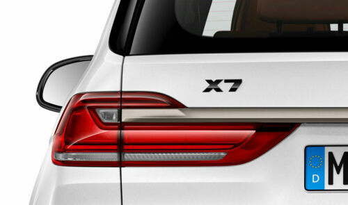 Genuine BMW G07 X7 Black Trunk Emblem "X7" Lettering Decal Badge NEW ...