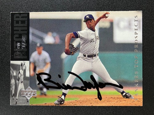 Brien Taylor 1994 Upper Deck Top Yankees In Person IP TTM Signed Auto ...
