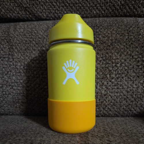 Hydro Flask Kids Bright yellow Water Bottle 12 oz pre-owned. choose ...