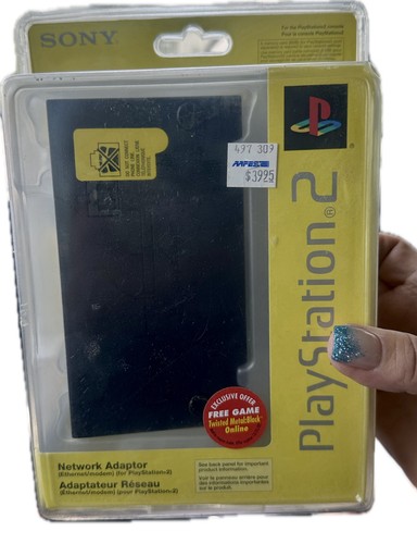 Network Adapter (Ethernet Modem) - Sony PlayStation 2 New Sealed-Worn ...