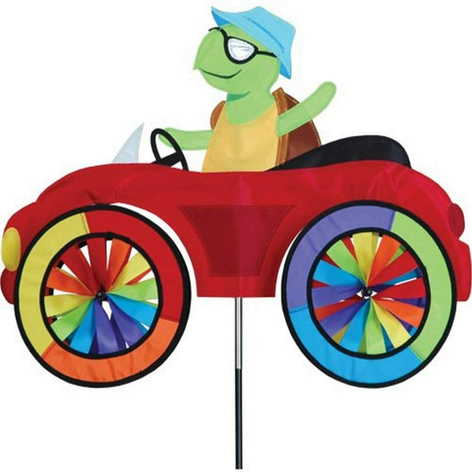 TURTLE in a Car Spinner, Whirligig, Garden Stake by Premier Design | eBay