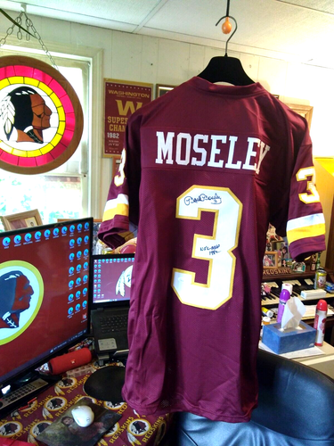 Washington Redskins SIGNED Mark Moseley Embroidered Jersey XL - MVP 82 ...