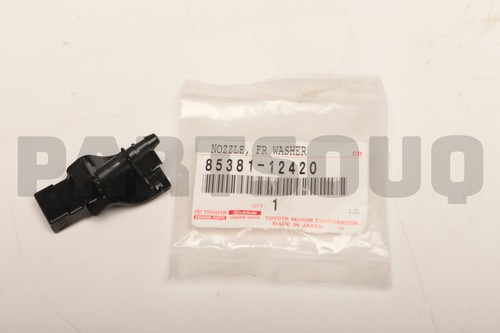 8538112420 Genuine Toyota NOZZLE SUB-ASSY, WASHER 85381-12420 | eBay
