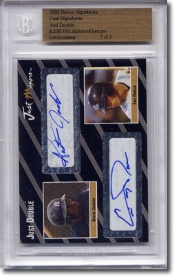 AUSTIN JACKSON * Eric Duncan * Autograph Rookie Auto RC BGS 1/2 | eBay