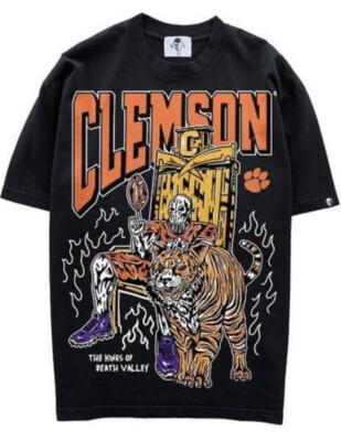 Sold Out Warren Lotas WL x FOOTBALL CLEMSON Tigers Graphic Shirt - XL ...