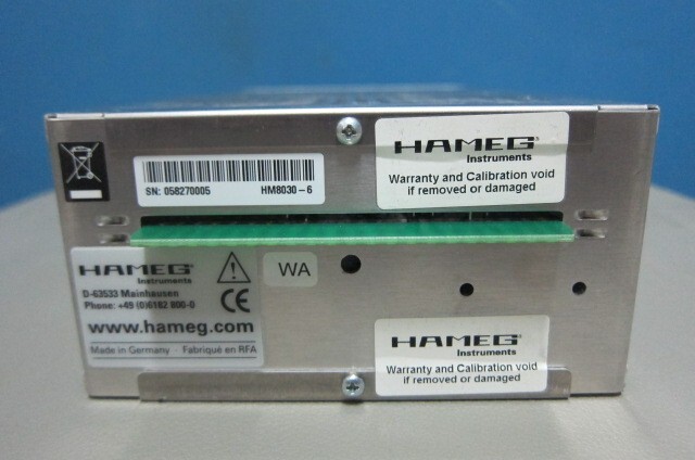 Hameg HM8030-6 10MHz Function Generator | eBay