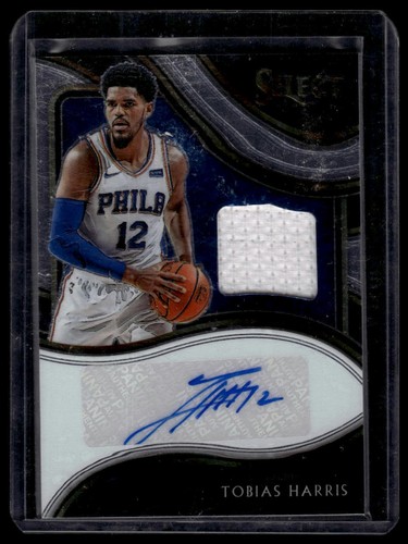 2021-22 Panini Select - Autographed Memorabilia Tobias Harris #AM-THS ...
