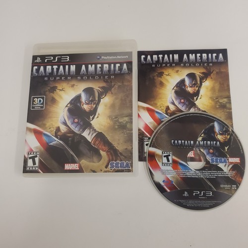Captain America: Super Soldier (Sony PlayStation 3, 2011) PS3 COMPLETE ...