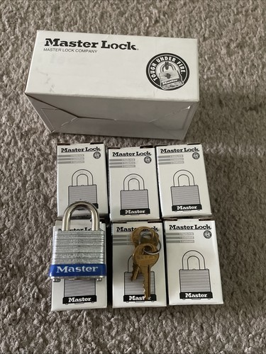 Master Padlock 7KA Case Of 6 New Old Stock ( P150 Keys) 71649056895| eBay