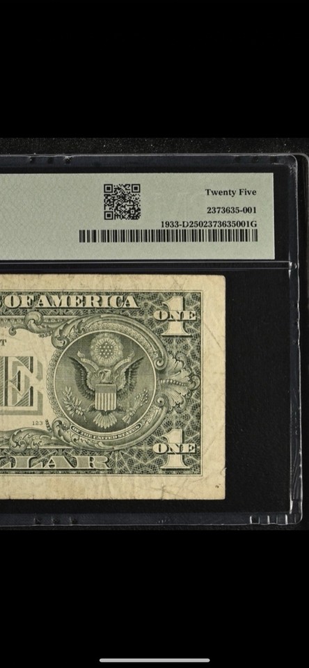 Solid 3’s D 33333333 E $1 Federal Reserve Note Solid Serial Number 2006 ...