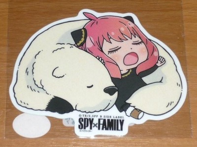 Anya With Bond Spy X Family Sticker B-Side Label | eBay