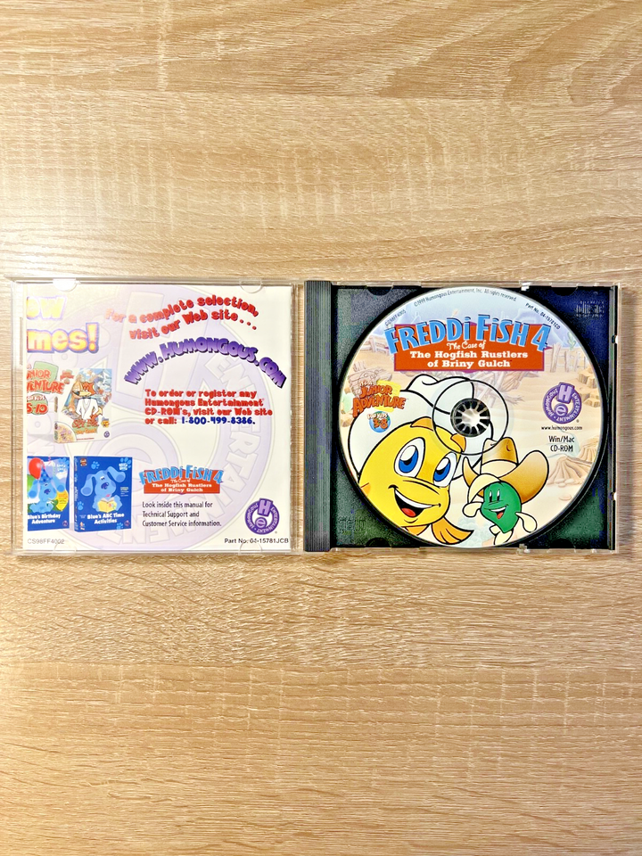 Freddi Fish 4 Hogfish Rustlers of Briny Gulch CD-ROM PC Game Windows ...
