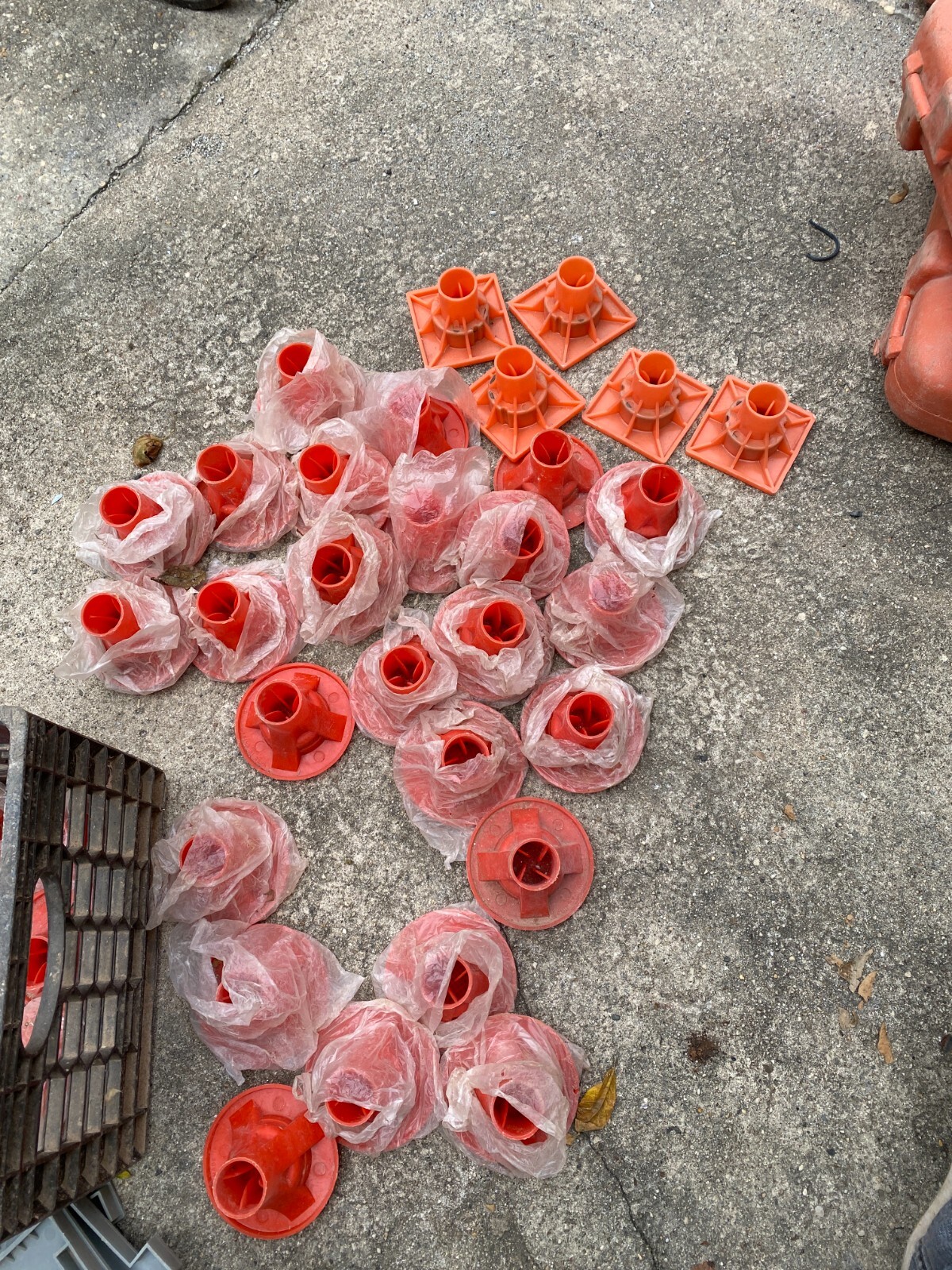 Rebar Caps Impalement Safe, Flat Top, Steel Plate, BOX OF 40 | eBay