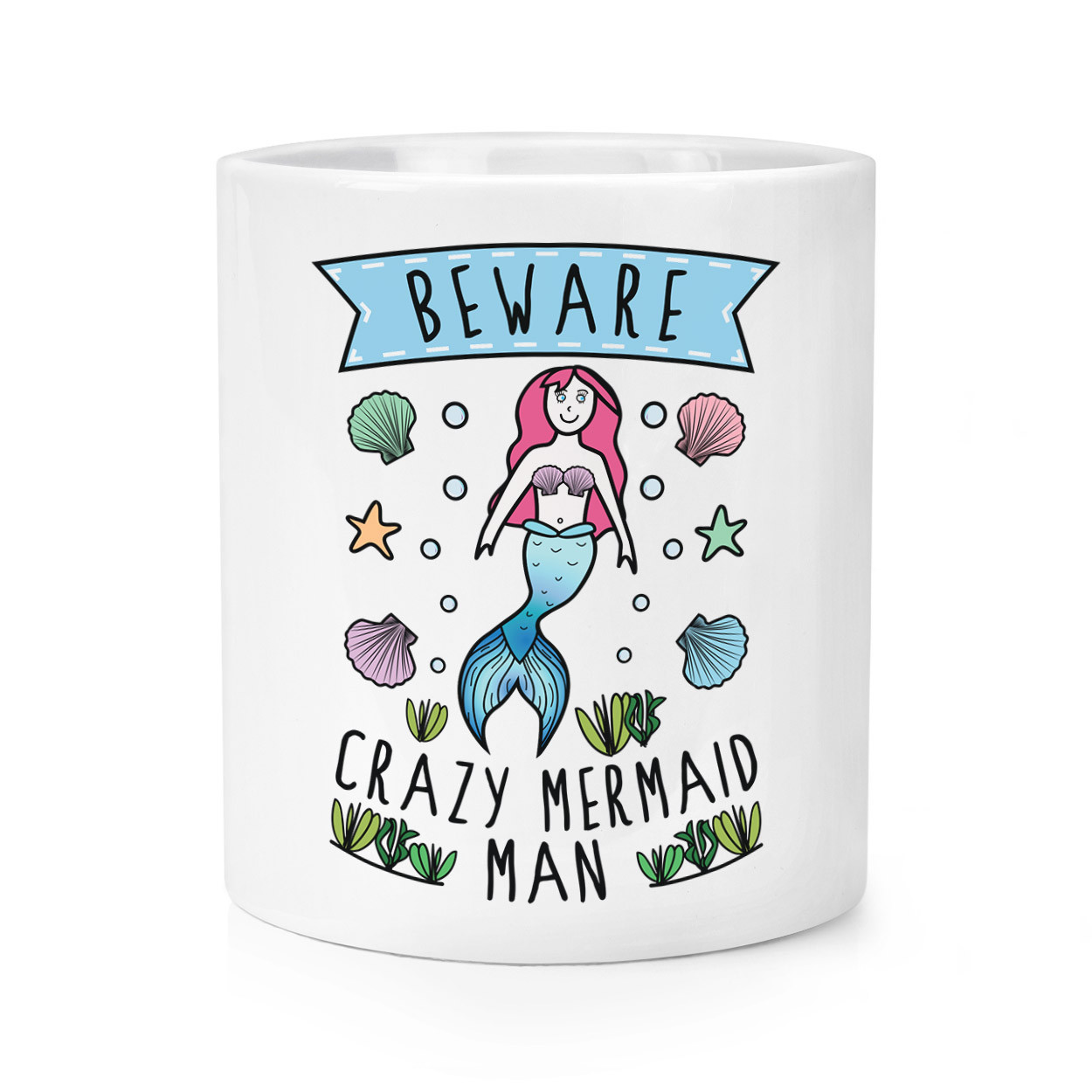 Beware Verrückte Meerjungfrau Mann Makeup Pinsel Bleistift Topf ...