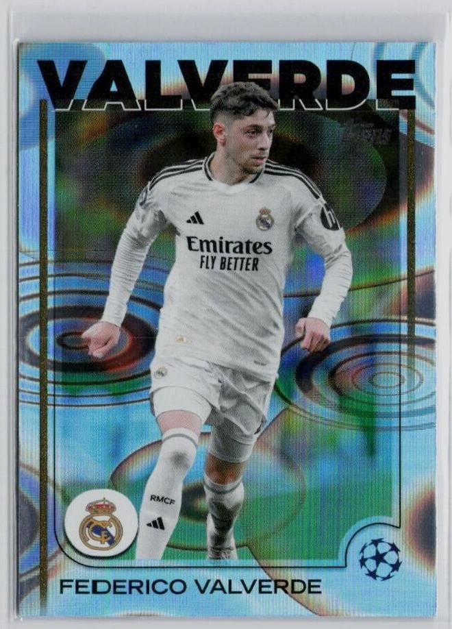 2024-25 Topps Uefa Club Competitions - Federico Valverde #164 Rain ...