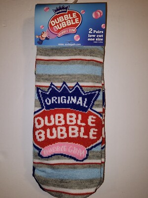 New 2 Pairs Dubble Bubble Socks | eBay
