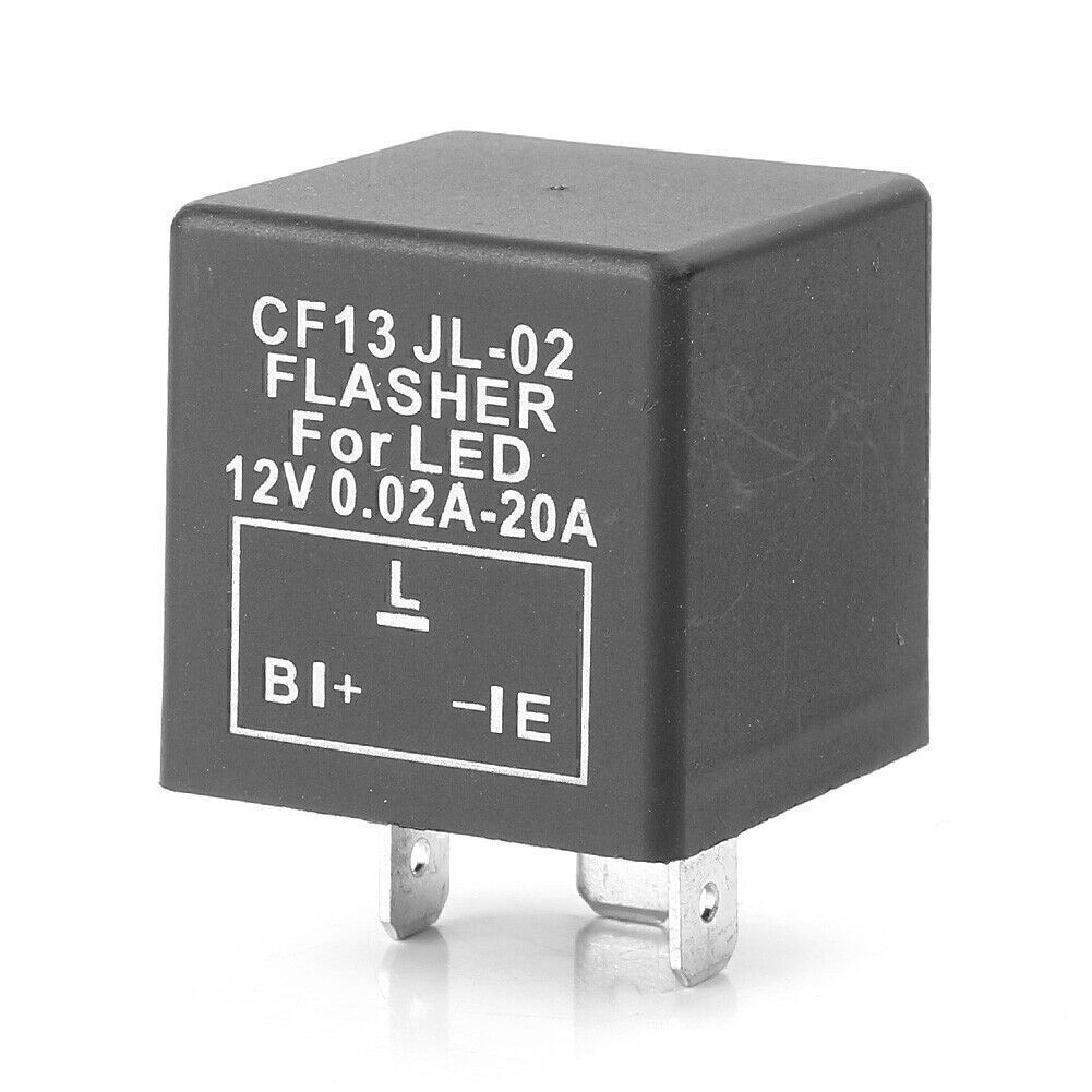 Car Flasher Relay CF13 JL-02 3-Pin Electronic Plug LED Turn Light Flash ...