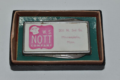 Vintage W.S. Nott Company Minneapolis MN Advertising Pocket Knife ...
