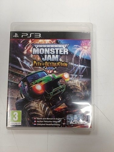 PS3 MONSTER JAM PATH OF DESTRUCTION PAL | eBay