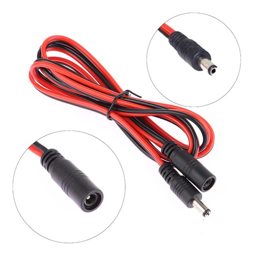 16AWG DC Power Plug 5.5 x 2.1mm Connector Cable 12V Power Extension ...