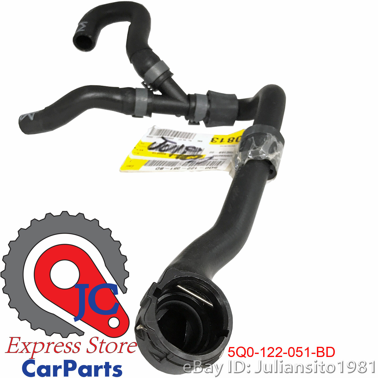 5Q0122051BD VOLKSWAGEN GENUINE OEM JETTA LOWER WATER HOSE QUICK ...