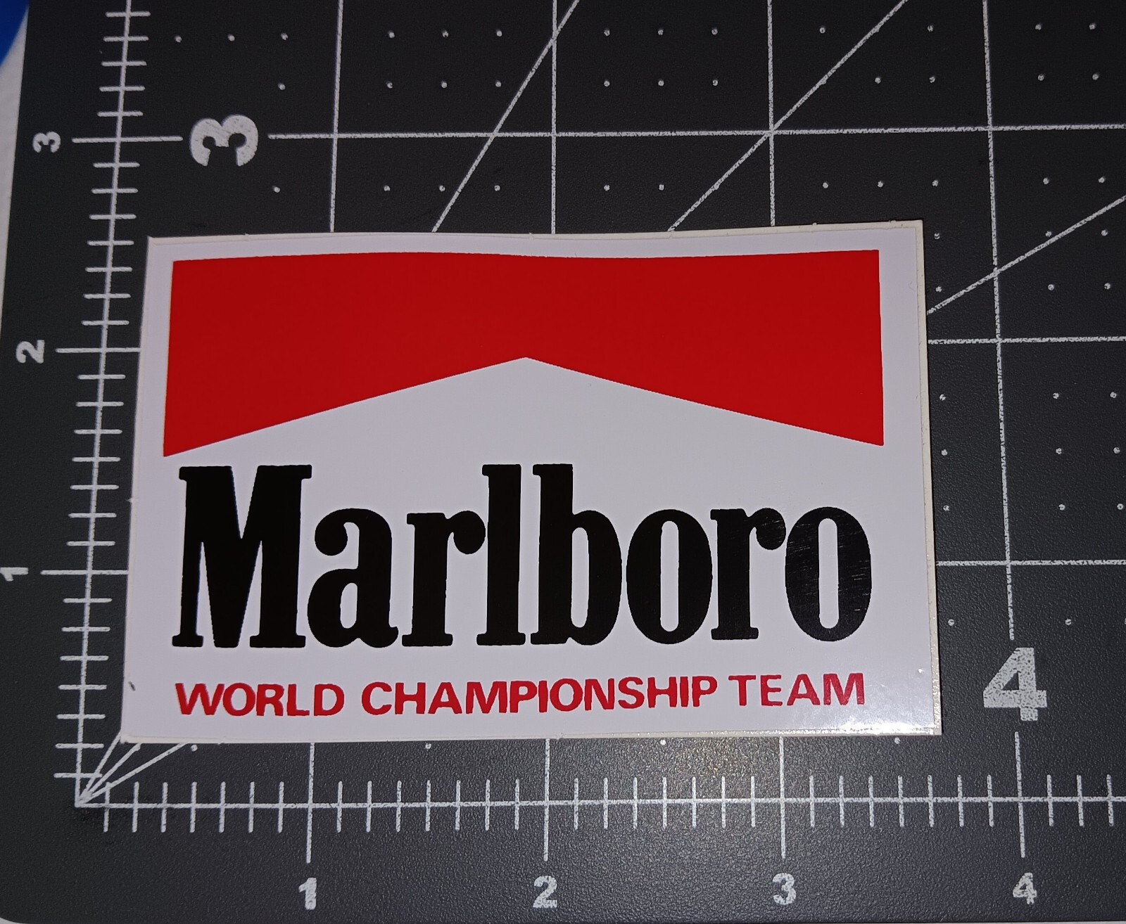 Marlboro World Championship Team Sticker Decal Formula 1 Motorcycle Racing