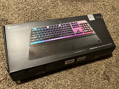 ROCCAT Magma RGB Mechanical Gaming Keyboard - Black | eBay