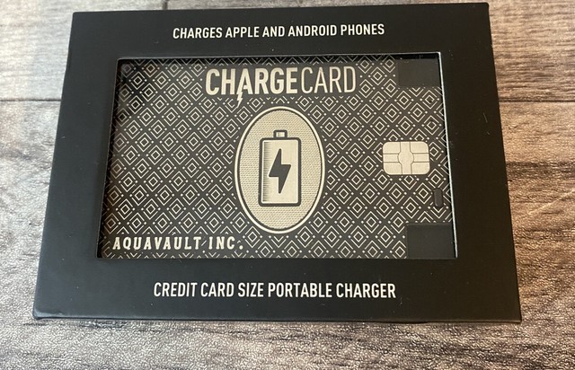 AquaVault Ultra-Thin Credit Card Sized Portable Charger 2300mAh Power ...