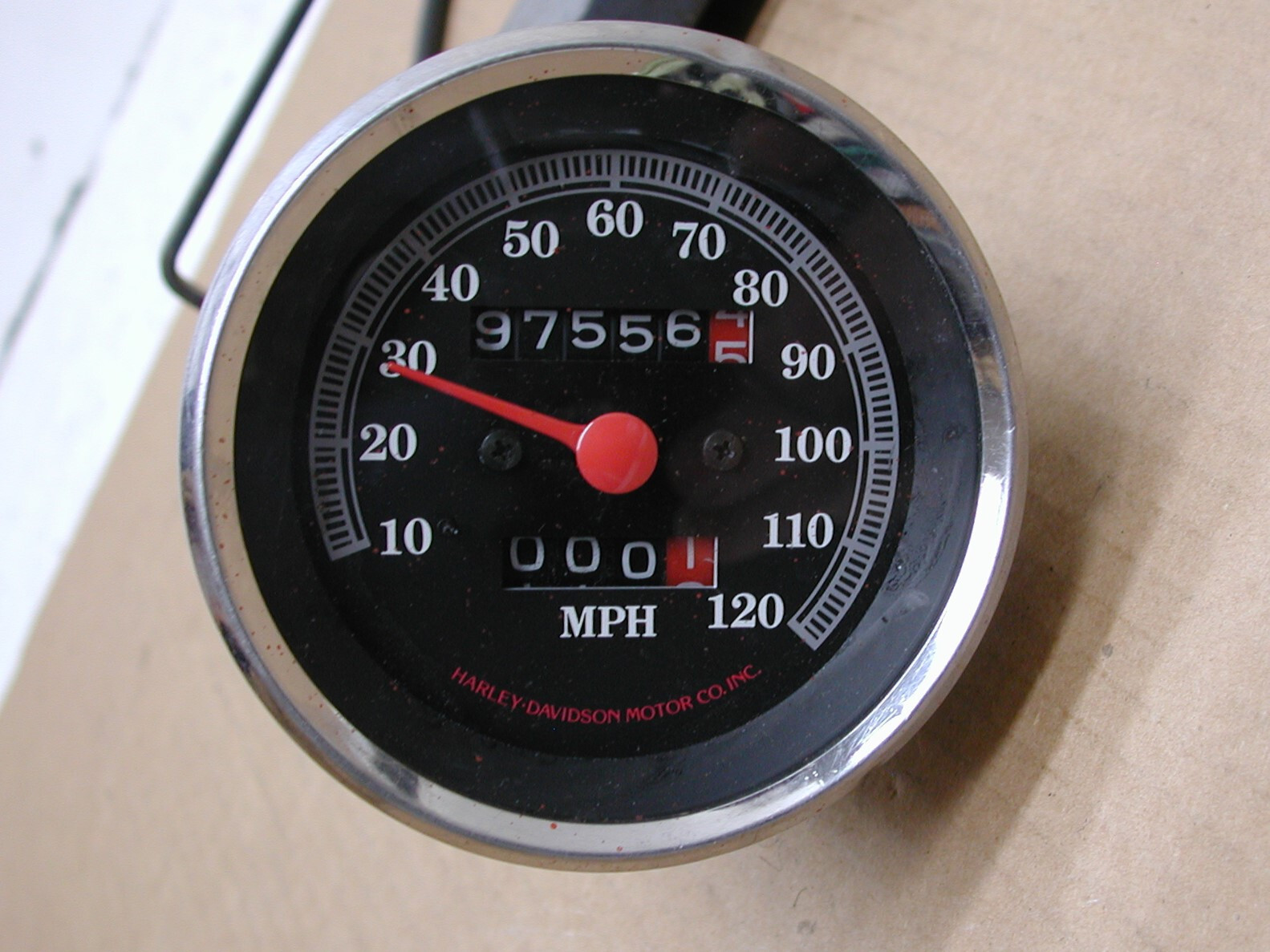 Vintage HARLEY DAVIDSON Sportster XL DYNA FXR OEM 3.5" Speedometer | eBay