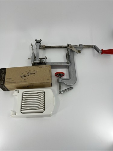 Lot 3 Pampered Chef Kitchen Gadgets Tools Egg Slicer Garlic Press Apple ...