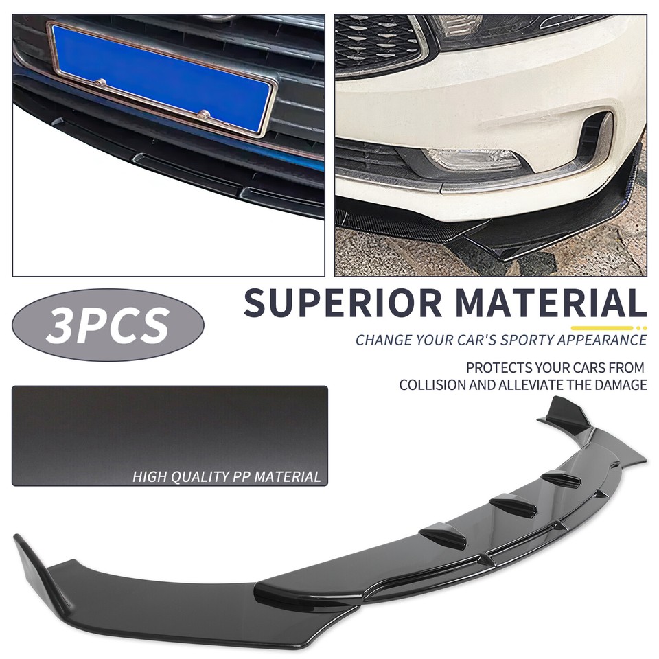 For Chrysler 300 300C SRT Front Bumper Lip Spoiler Splitter Body Kit ...
