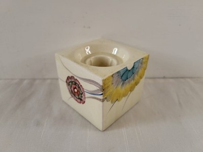 Clarice Cliff Viscaria Candle Stick Holder Shape 658 (Listing 110 ...