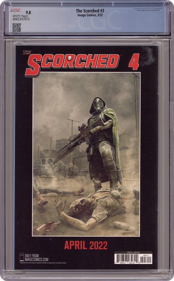 Spawn The Scorched #3A Mattina CGC 9.8 2022 4065347015 | eBay