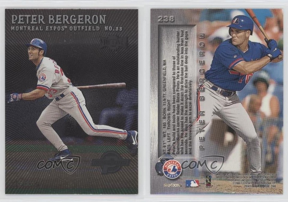 2000 Skybox Metal Prospects Emerald Peter Bergeron #238 2i9 | eBay UK
