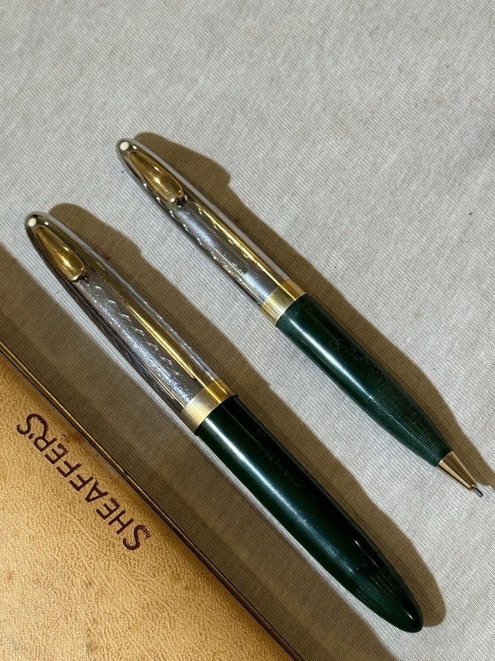 Sheaffer TuckAway Fountain Pen And Pencil Set In Case | eBay