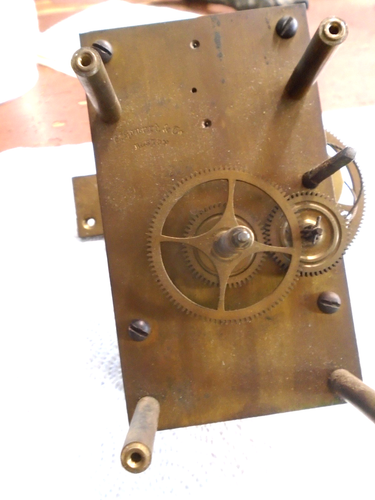 Antique-E. Howard-Weight Clock Movement-26 Tooth Escape Wheel-Ca.1890 ...