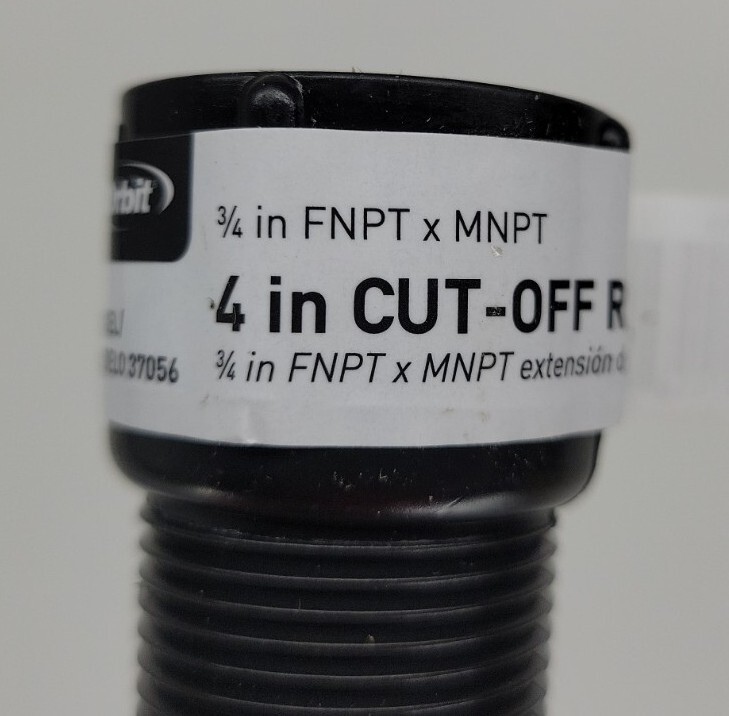 FOUR 3/4" X 4" Long Cut Off Riser Sprinkler Head Male Female Orbit ...