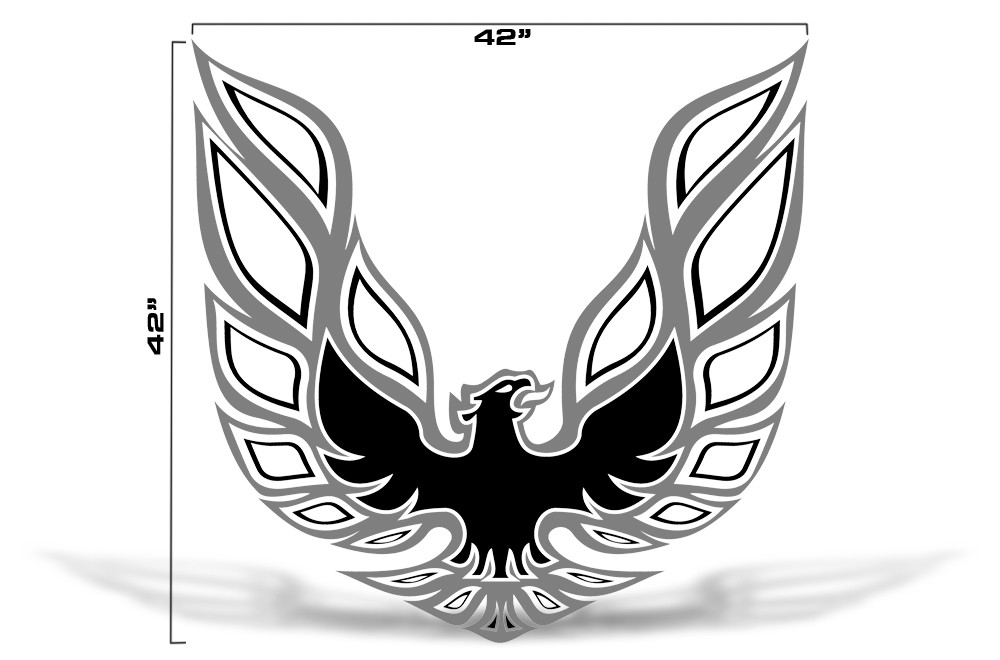 Firebird Hood Logo 96 Trans Am . New Hood Bird