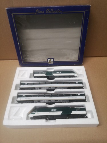 LIMA L419871 CLASS 43 HST Inter City 125 GWT Merlin Livery 4 Car Train ...