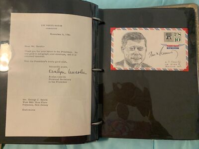 President John F Kennedy Hand Signed First Day Cover November 3, 1961 ...