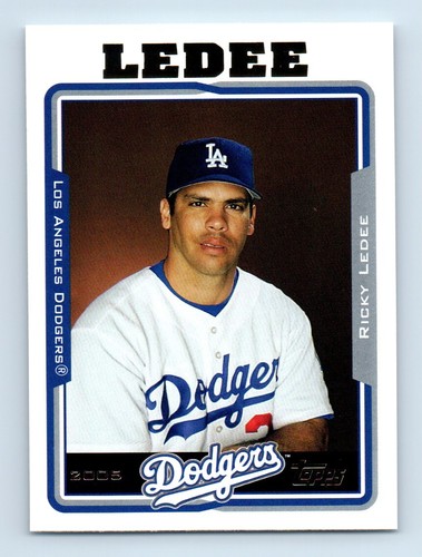 2005 Topps Ricky Ledee Los Angeles Dodgers #595 | eBay