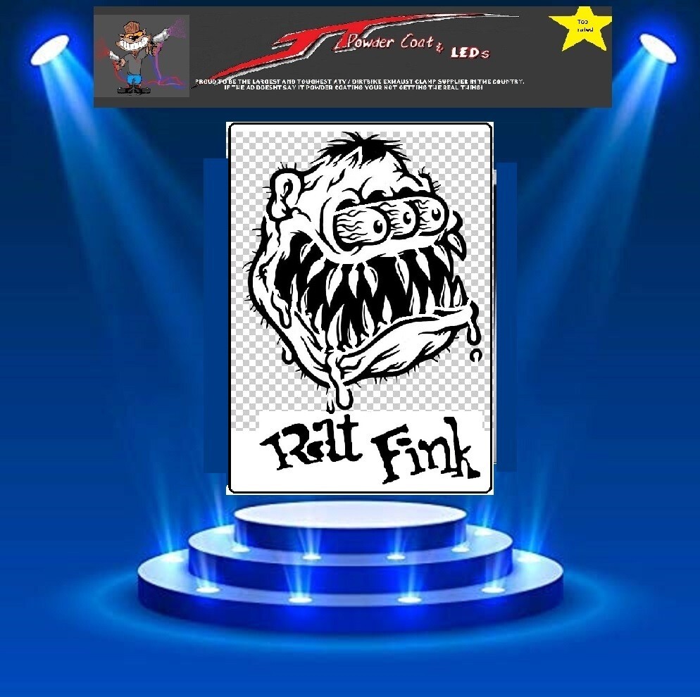 RAT FINK Stencil Template Airbrush Paint 4X6 --0-1 | eBay