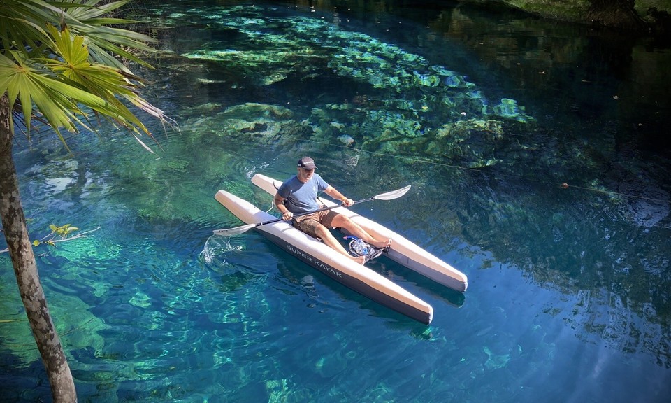 Super Kayak - Foldable Catamaran kayak - Fast, Stable, Portable | eBay