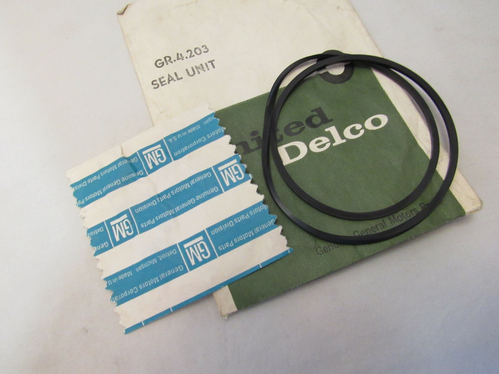 NOS 1962-65 Chevy Vette Impala Powerglide Trans Front Pump Gasket Kit ...