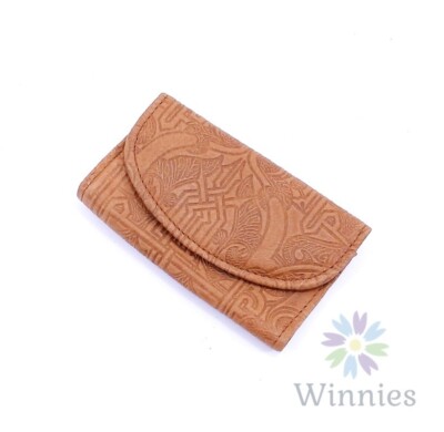 Mundi Genuine Leather Key Holder Case Embossed Womens Designed Leather ...