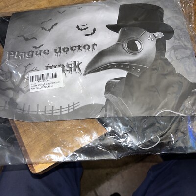 Raxwalker Steampunk Plague Doctor Mask with Long Nose Bird Beak for ...
