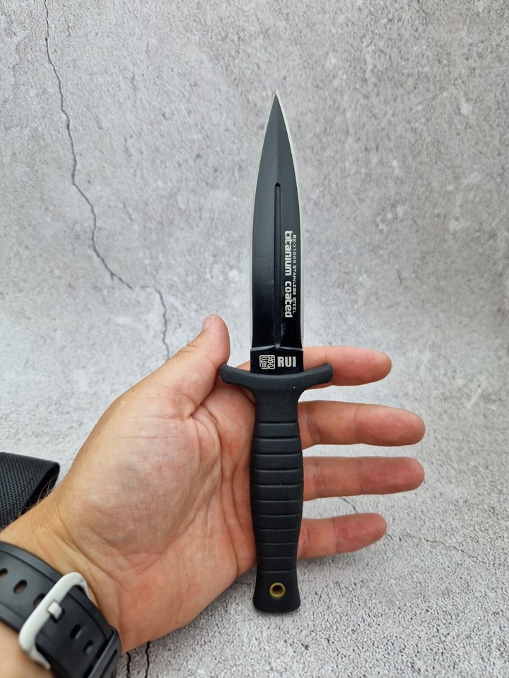 Hunting knife RUI, Travel knife Belt knife steel: RK-31699 titanium ...