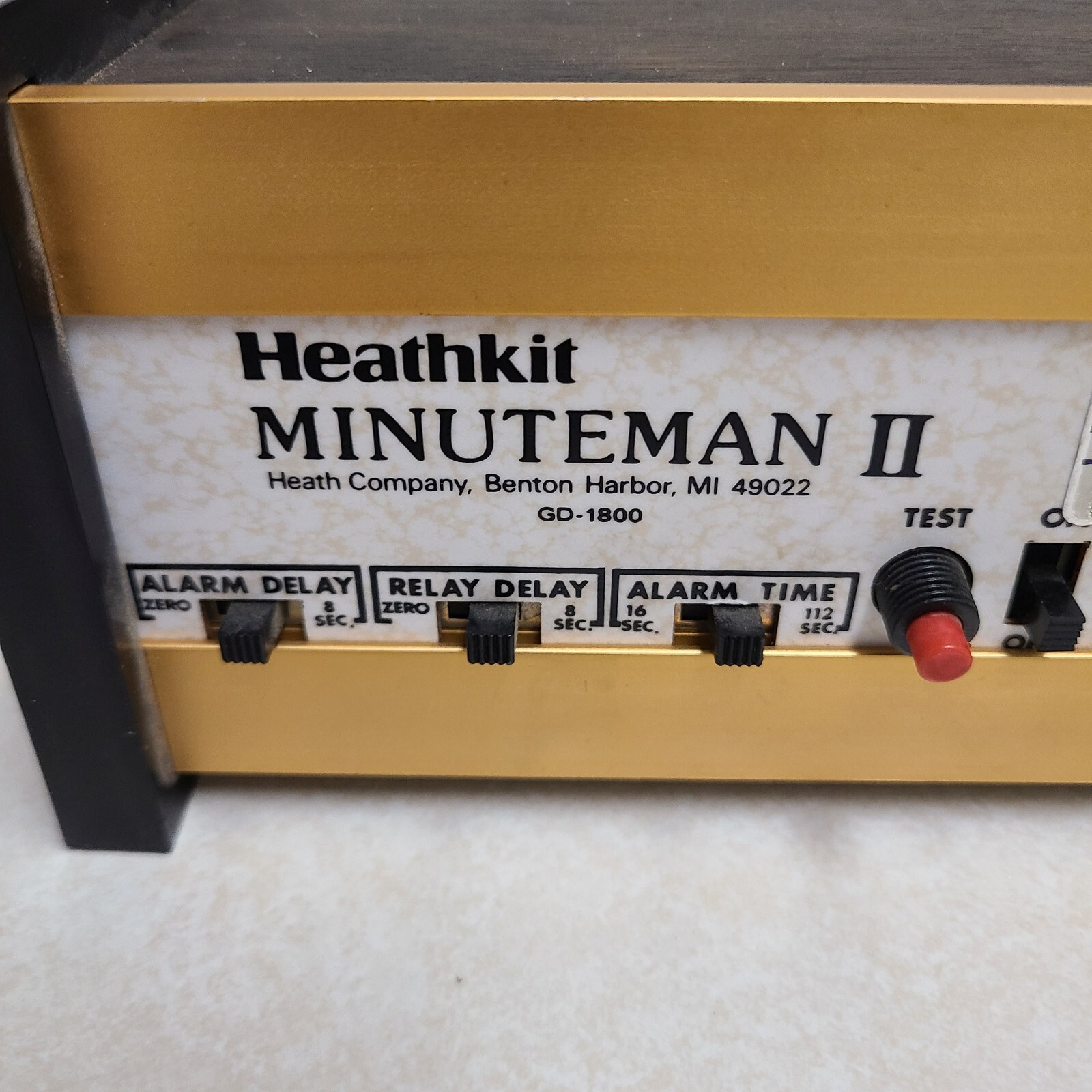 Heathkit Minuteman II Alarm Unit GD1800 Untested | eBay