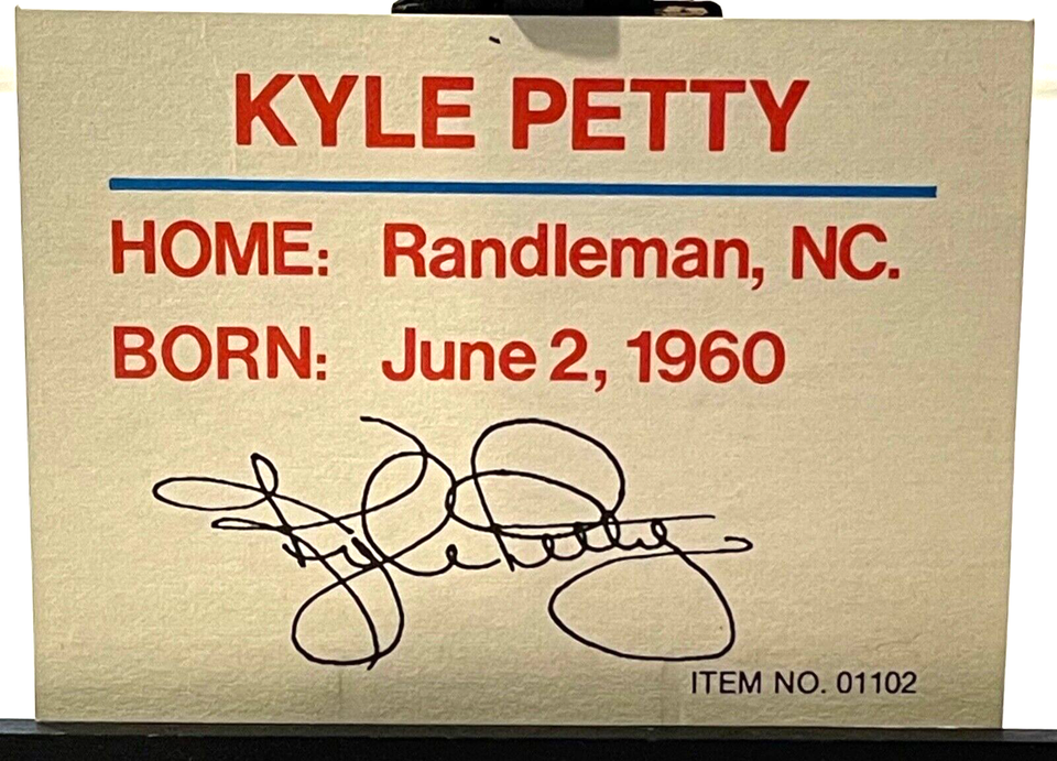 Kyle Petty Corporate Image Inc Nascar Promo Card Stamped Signature ...