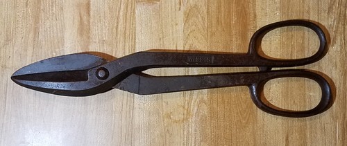 Vintage "WISS" 9 TIN SNIPS / SHEET METAL CUTTERS / SHEARS/ SCISSORS, 12 ...
